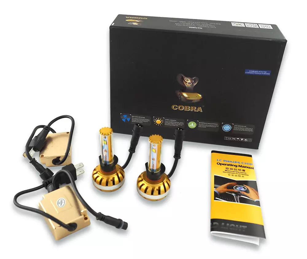H1 LED conversion kit Cobra with Philips LED Philips LED, 3900lm ...