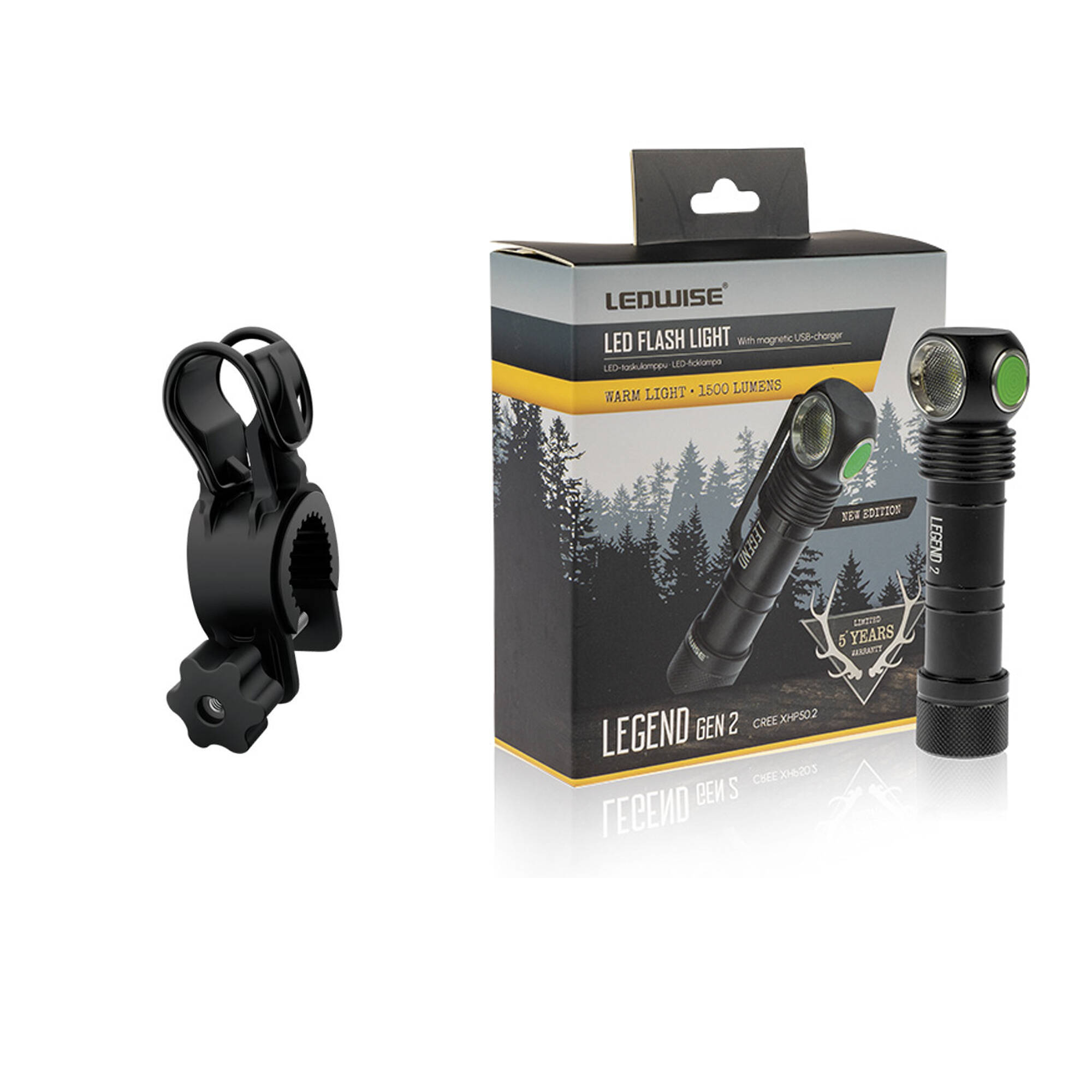 Ledwise Legend Gen2 bikelamp kit - Lumise.eu webstore
