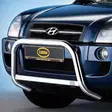 Bull bar Ø 60mm for Hyundai Tucson, ECE, my.04 -> ECE-godkänd ...